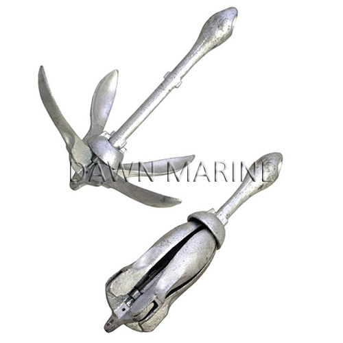 Folding Grapnel Anchor Hot Dip Galvanized | Dawn Marine