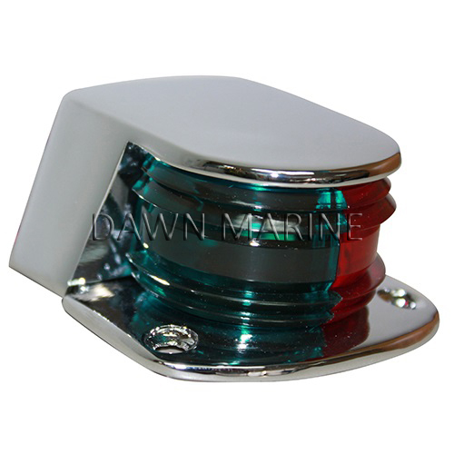 Stainless Steel Deck Mount Bi-Color Bow Light | Dawn Marine