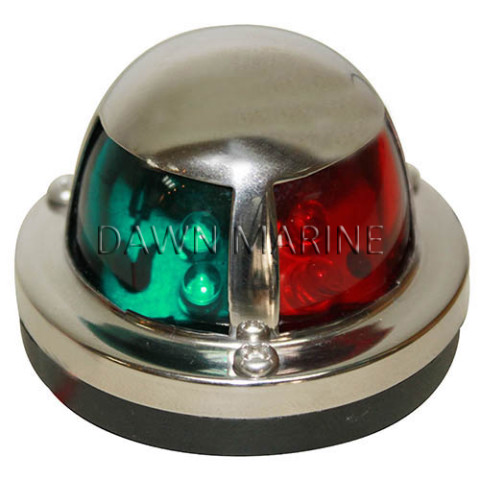 Stainless Steel Deck Mount Navigation Light | Dawn Marine