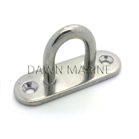 Oval Eye Plate Stainless Steel 316 | Dawn Marine